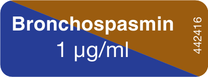 Produkte für Patientensicherheit: Perfusoretiketten 32 x 82 mm